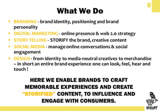 Credentials Deck - Brand Storytelling | PPT | Free Download