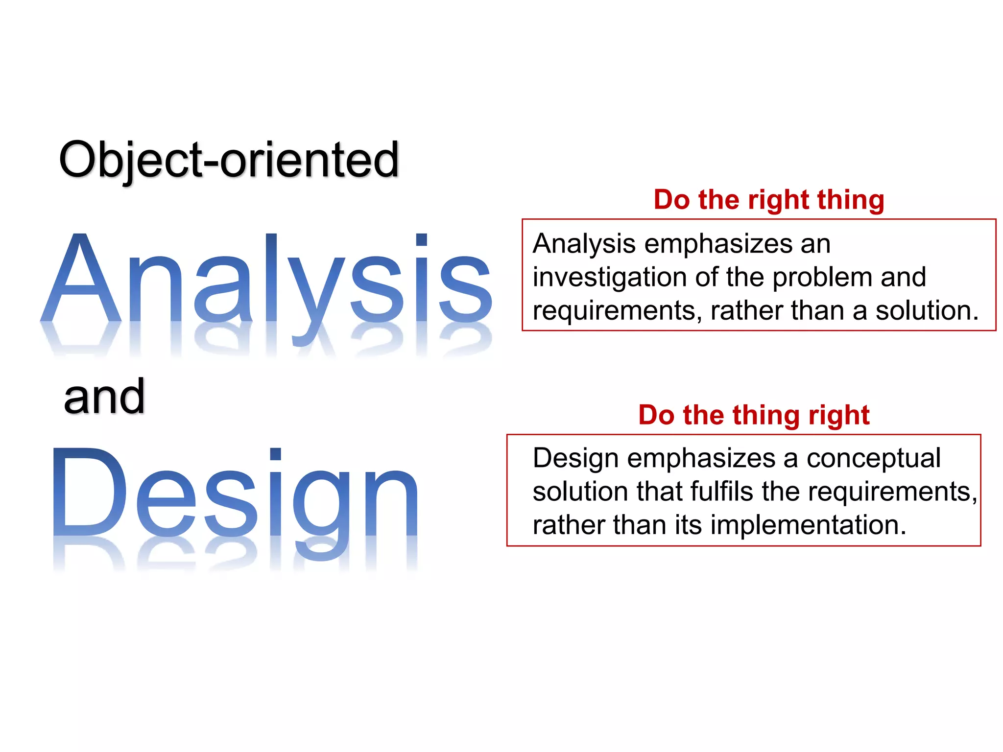 Object oriented analysis | PPT