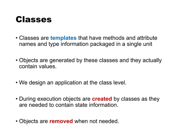Object oriented analysis | PPT