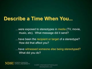 Ouch! That Stereotype Hurts | PPT