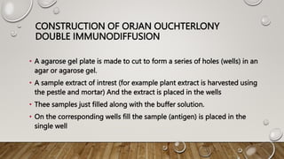 Ouchterlony Double Immunodiffusion | PPTX
