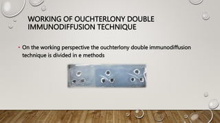Ouchterlony Double Immunodiffusion | PPTX