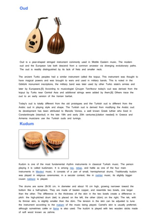 Oud kudum1 | PDF
