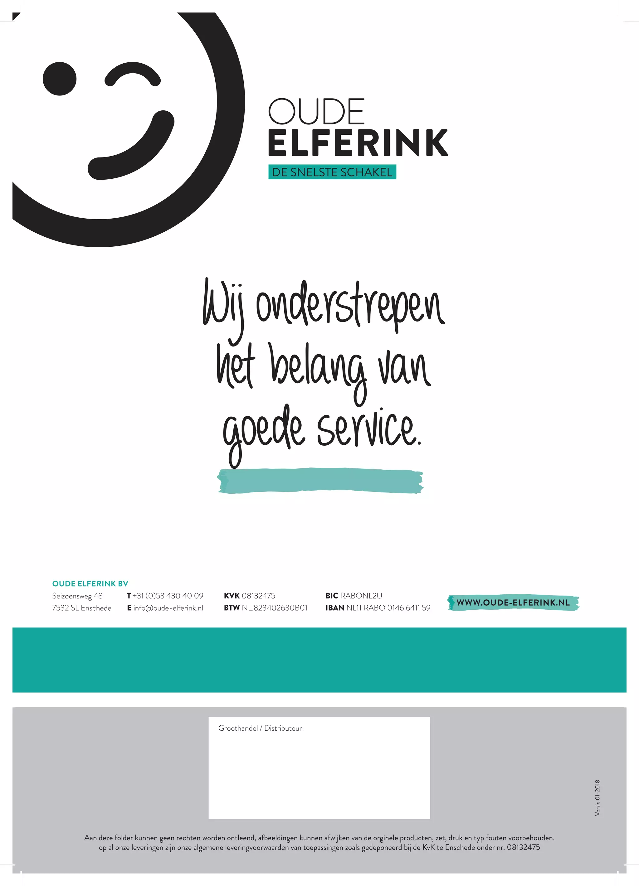 Overzichtsprogramma Oude-Elferink BV | PDF