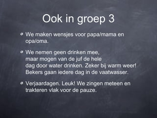Ouderinformatieavond groep 3 | PPT