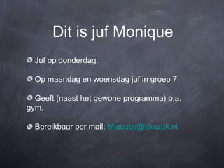 Ouderinformatieavond groep 3 | PPT
