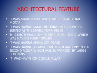 Awadh Architecture (The Later Mughals) | PPTX