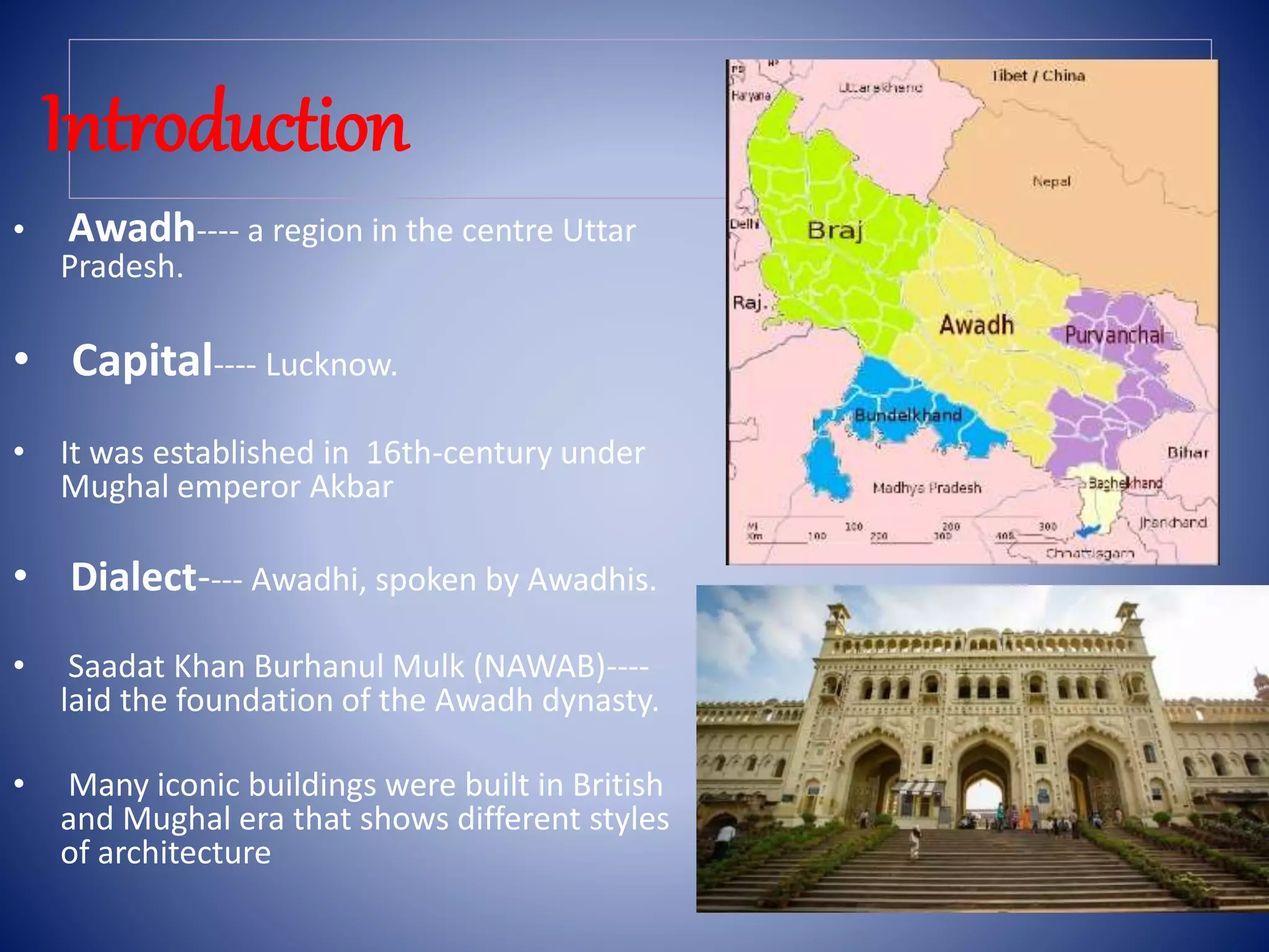 Oudh architecture | PPTX