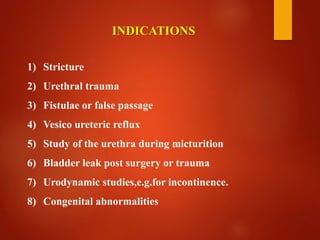 OPPOSING URETHROGRAM (OUG) | PPTX