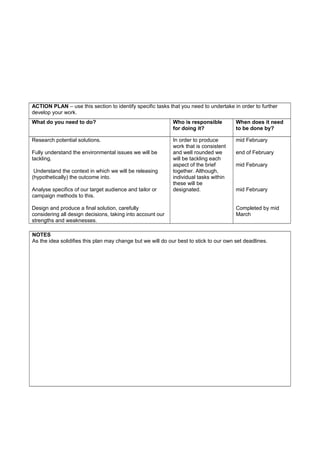 Ougd503 collaborative action plan | DOC