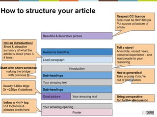 OuiShare Editorial Guidelines | PPT