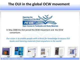 OCW at the Open University of Israel | PDF