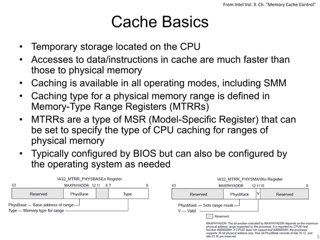 Smm and caching | PPT