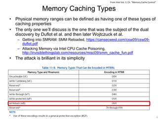 Smm and caching | PPT