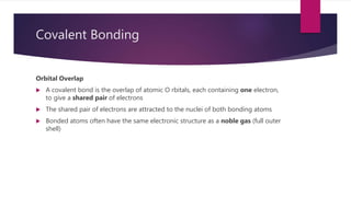 Electrons and bonding | PPTX