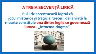 ”Oul dogmatic” de Ion Barbu | PPTX