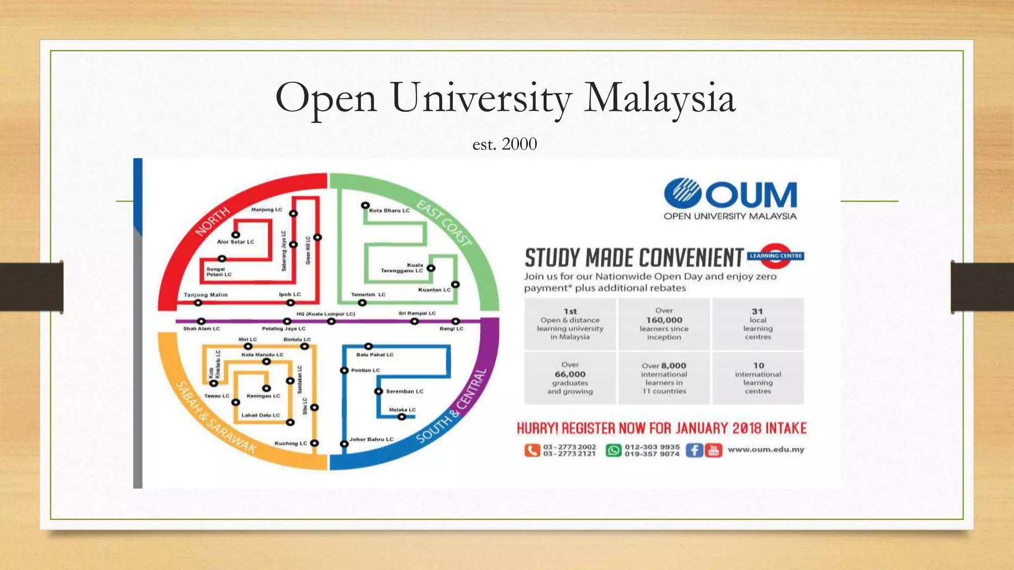 Open University Malaysia : A Case Study Presentation | PPTX