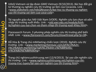 Các Kỹ Thuật Nghiên cứu thi trường phổ biến | PPTX