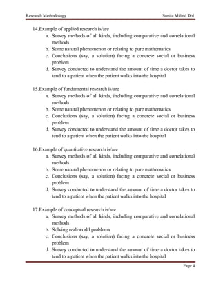 Unit Number 1 - Introduction to Research | PDF
