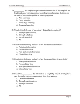 Unit Number 3 - Data collection and Statistical Analysis | PDF