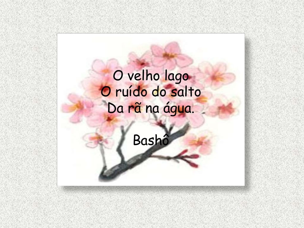 Haicai Exemplos Sobre Natureza - FDPLEARN