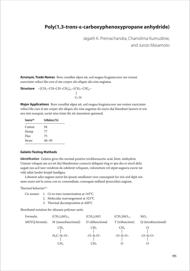 Mark, Polymer Data Handbook | PDF