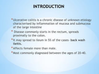ULCERATIVE_COLITIS.pptx Inflammatory bowel disease. | PPT