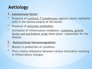 ULCERATIVE_COLITIS.pptx Inflammatory bowel disease. | PPTX