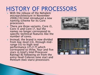 Introduction and Comparison of Microprocessor Chip families | PPT