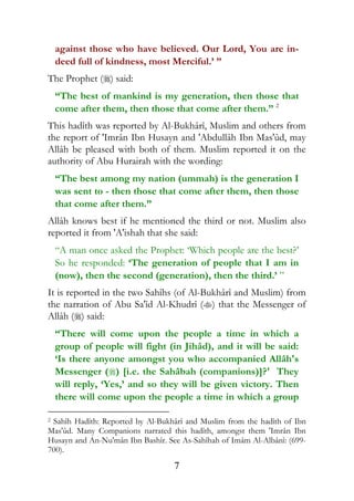 Our belief-concerning-the-sahabah | PDF