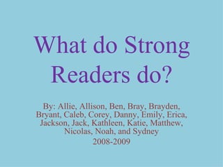 Strong Readers | PPT