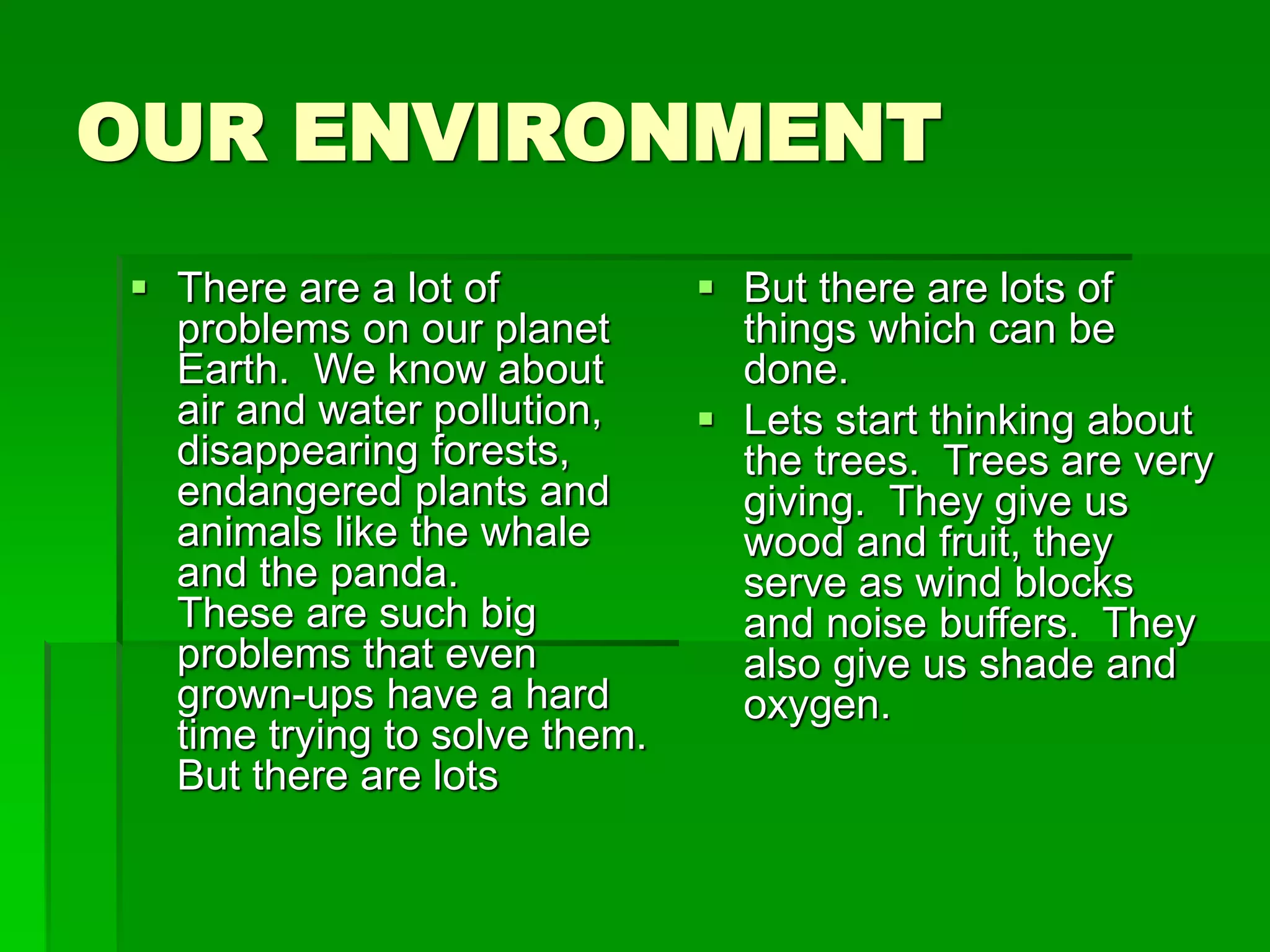 Our Environment | PPT