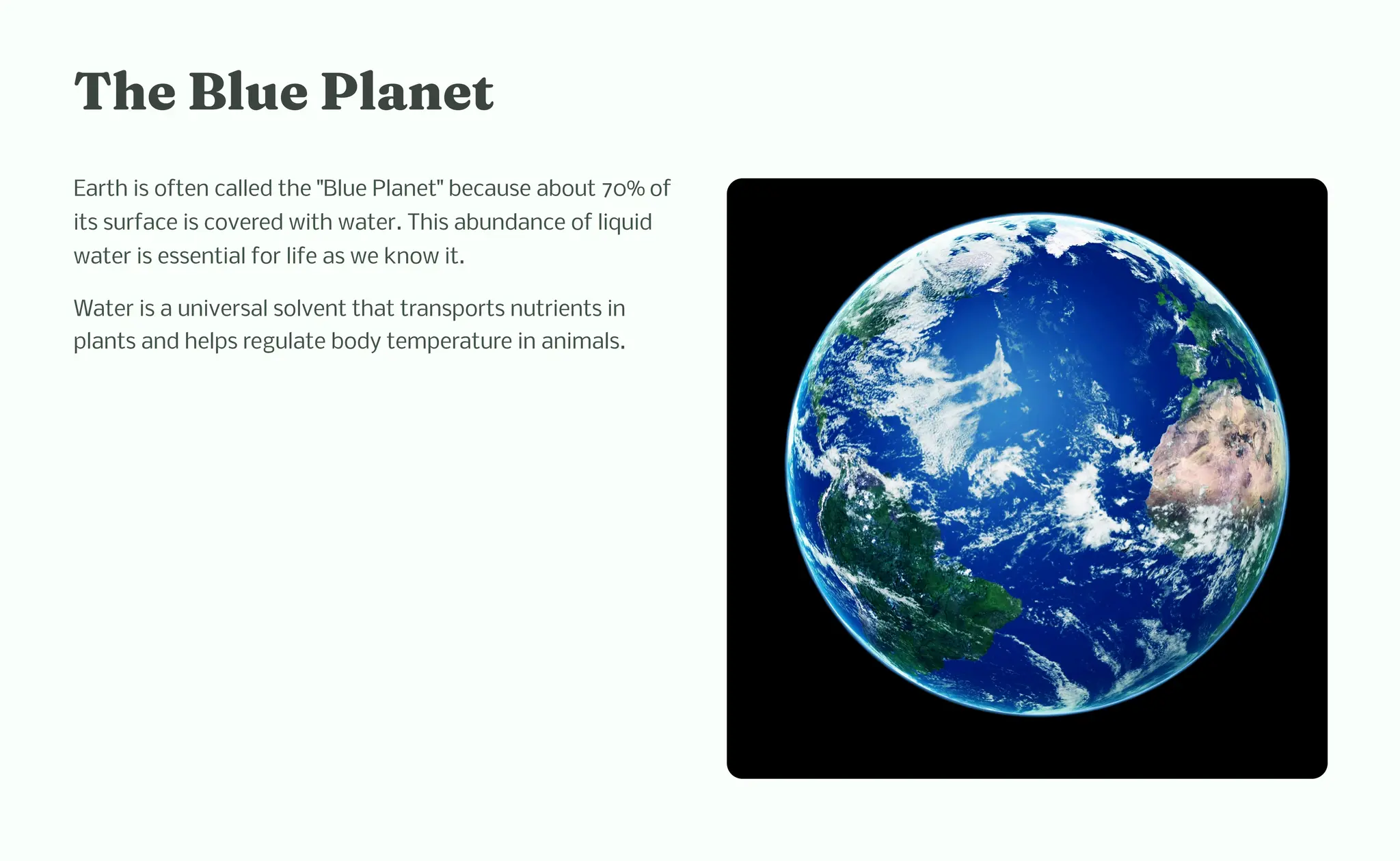 13.Our-Home-Earth-a-Unique-Life-Sustaining-Planet.ppt/8th class science ...