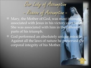 Our Lady Of Assumption | PPT