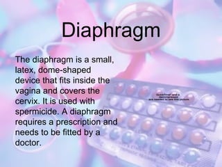 Our Presentation contraception | PPT