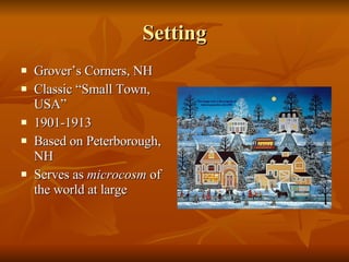 Our Town Pp | PPT | Theater | Fine Art