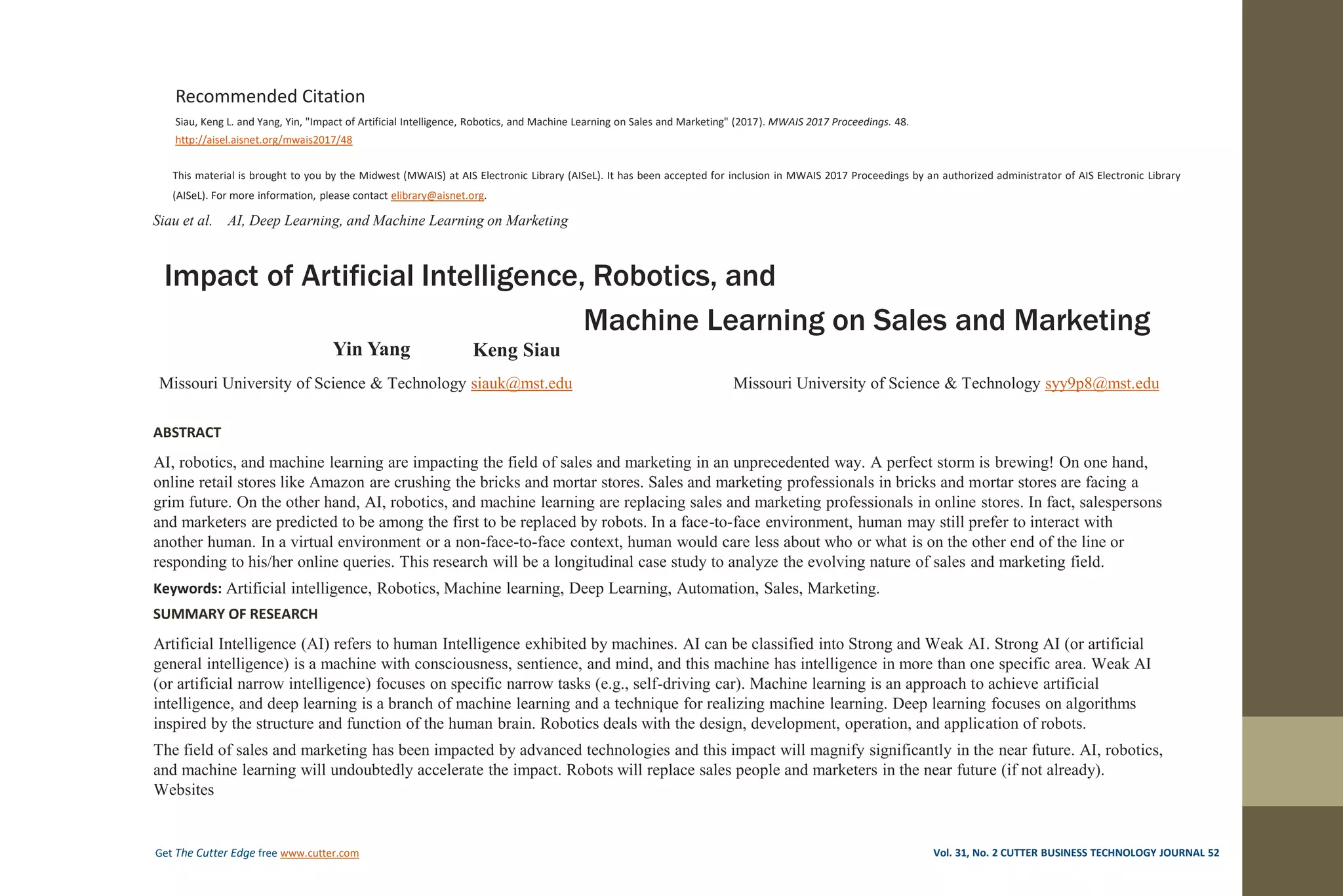 Building Trust in Artificial Intelligence | PPT