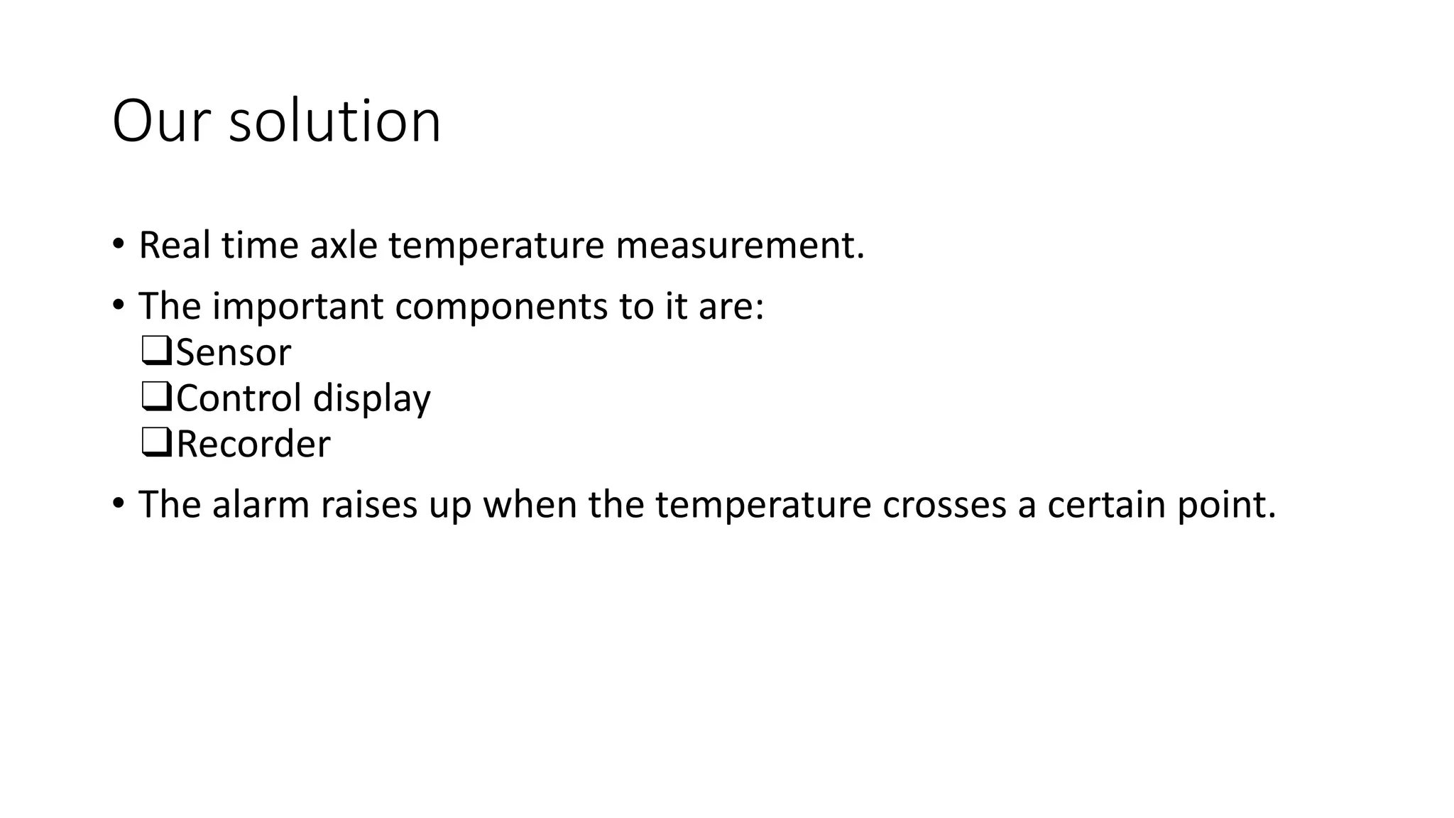 Our approach towards train and tracks presentation | PPT