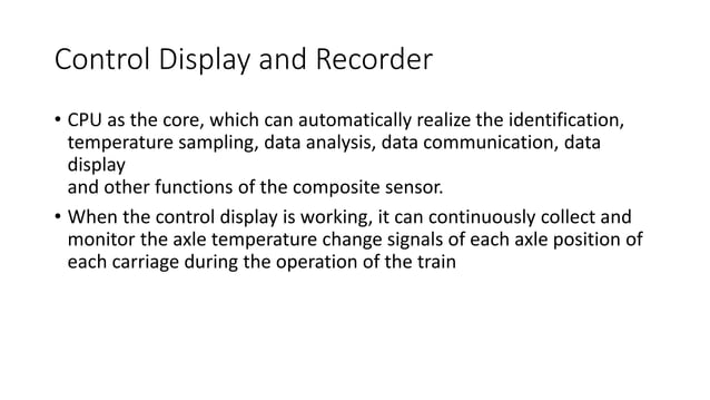 Our approach towards train and tracks presentation | PPT