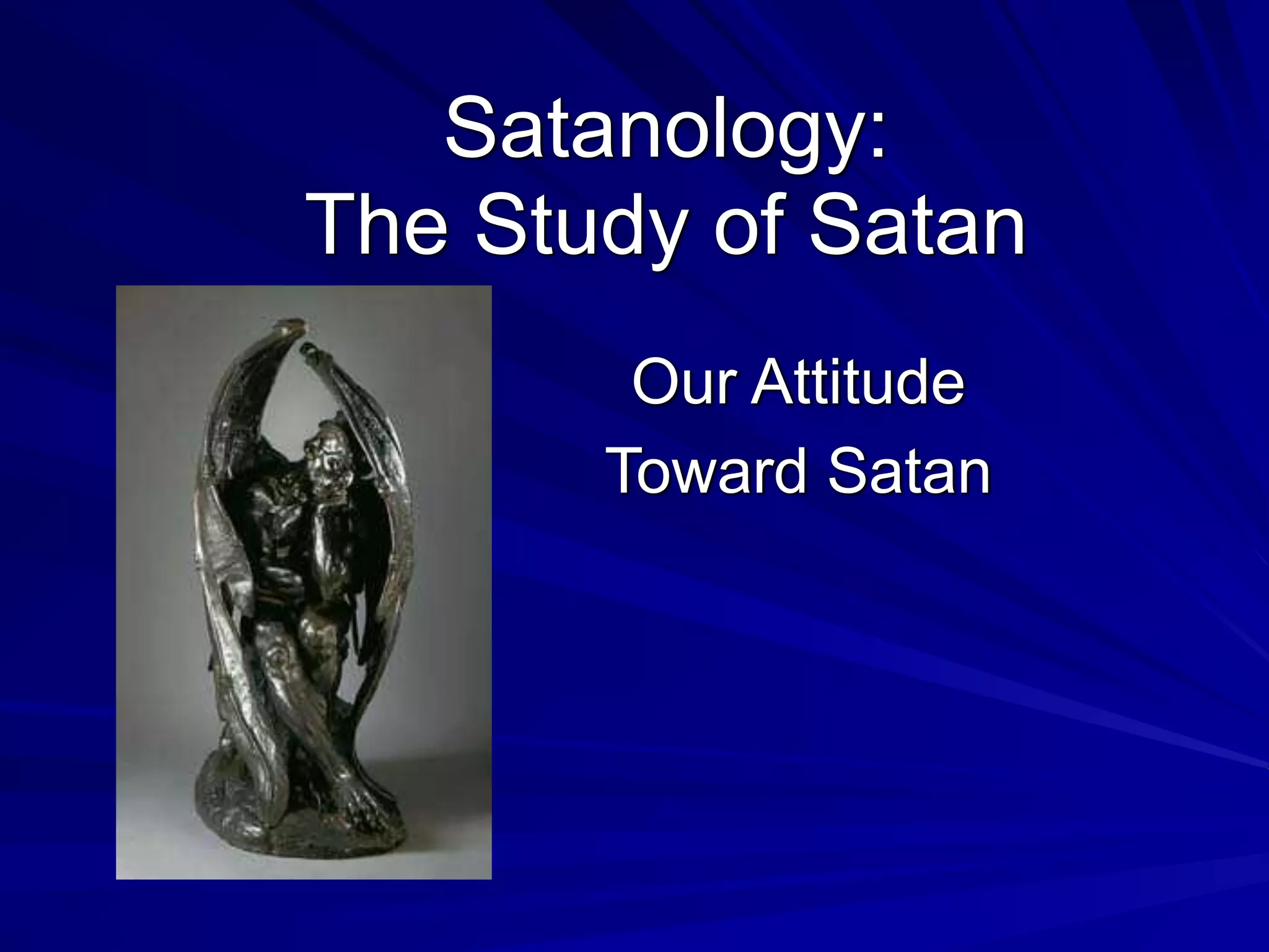 Our Attitude Toward Satan | PDF