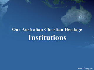 Our Australian Christian Heritage Printable | PDF