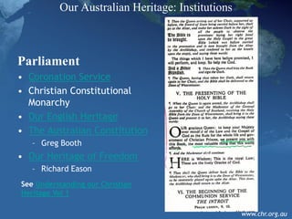 Our Australian Christian Heritage Printable | PDF