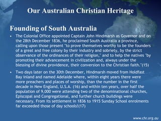 Our Australian Christian Heritage Printable | PDF