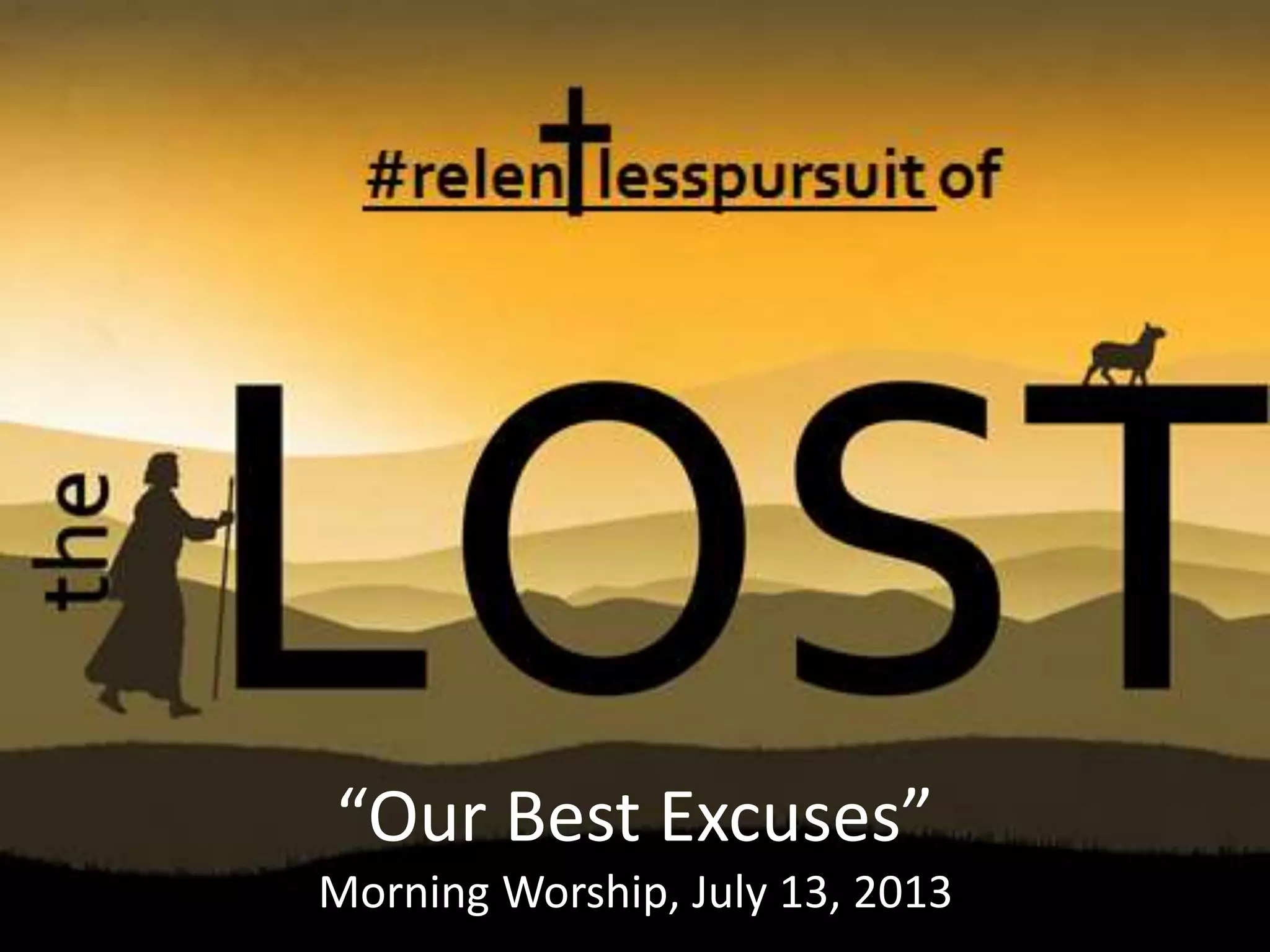 Our best excuses | PPTX