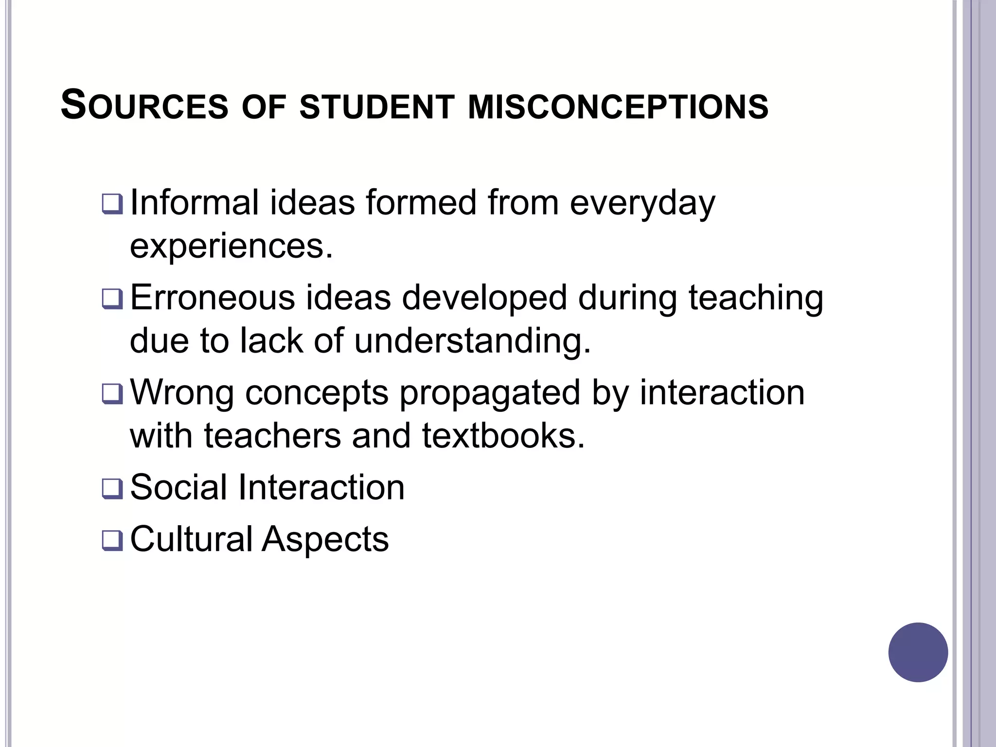 Misconceptions in Biology Books | Biology Books, Source of Knowledge or ...