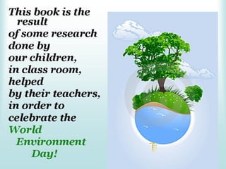 Our book about environment!+ | PPT
