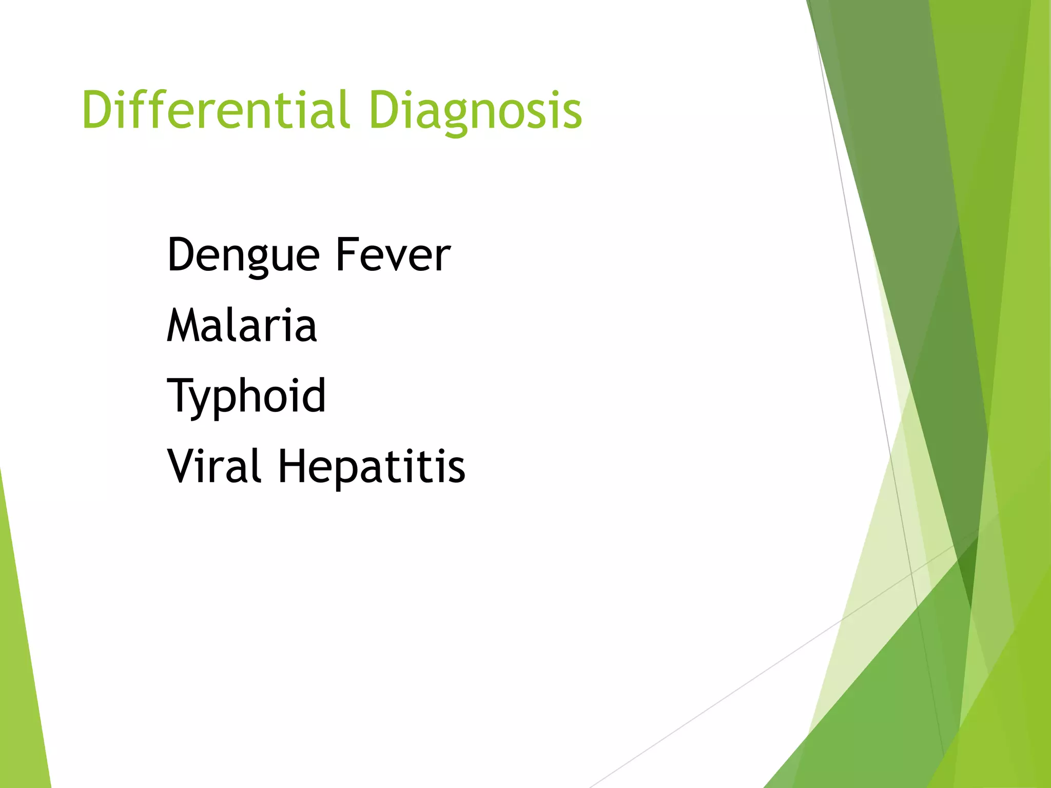 Case Presentation Dengue Fever | PPT