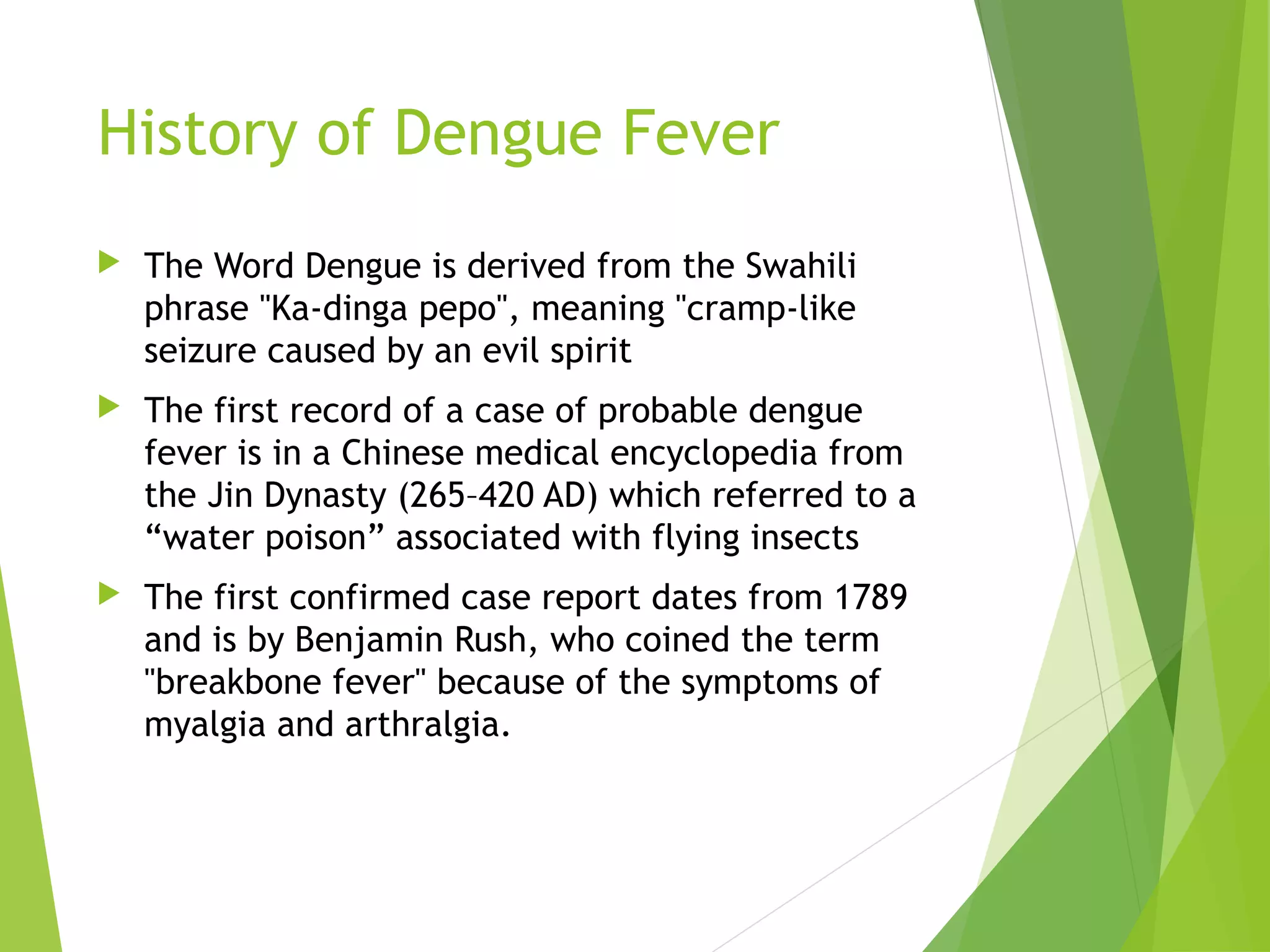Case Presentation Dengue Fever | PPT