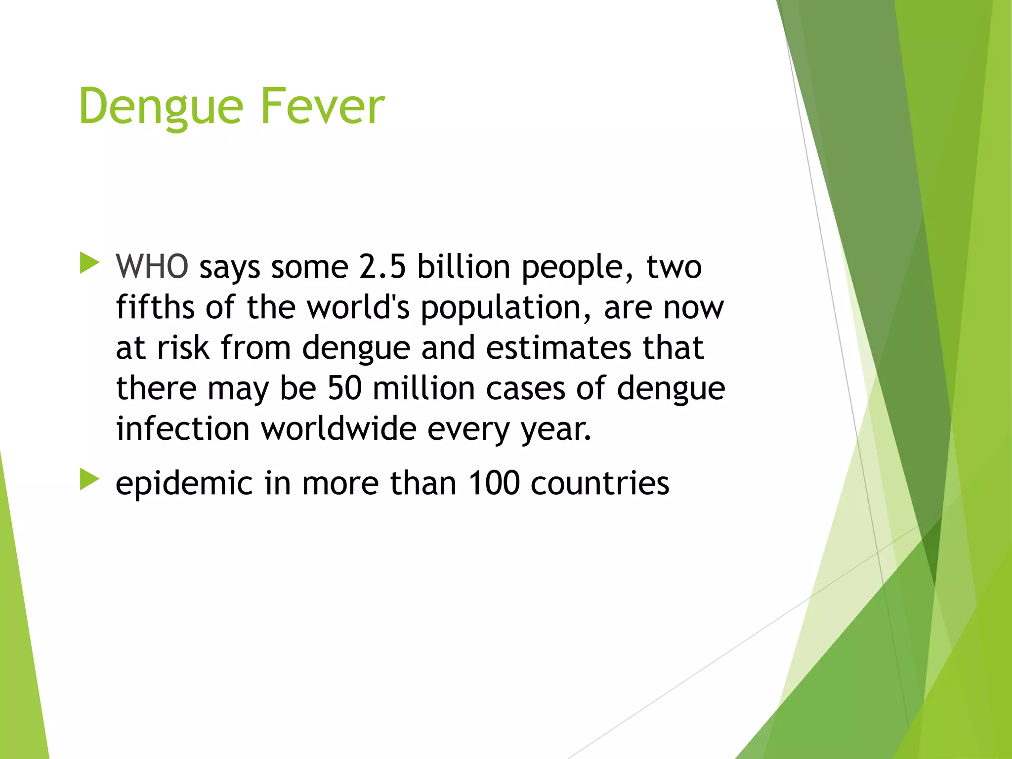 Case Presentation Dengue Fever | PPT