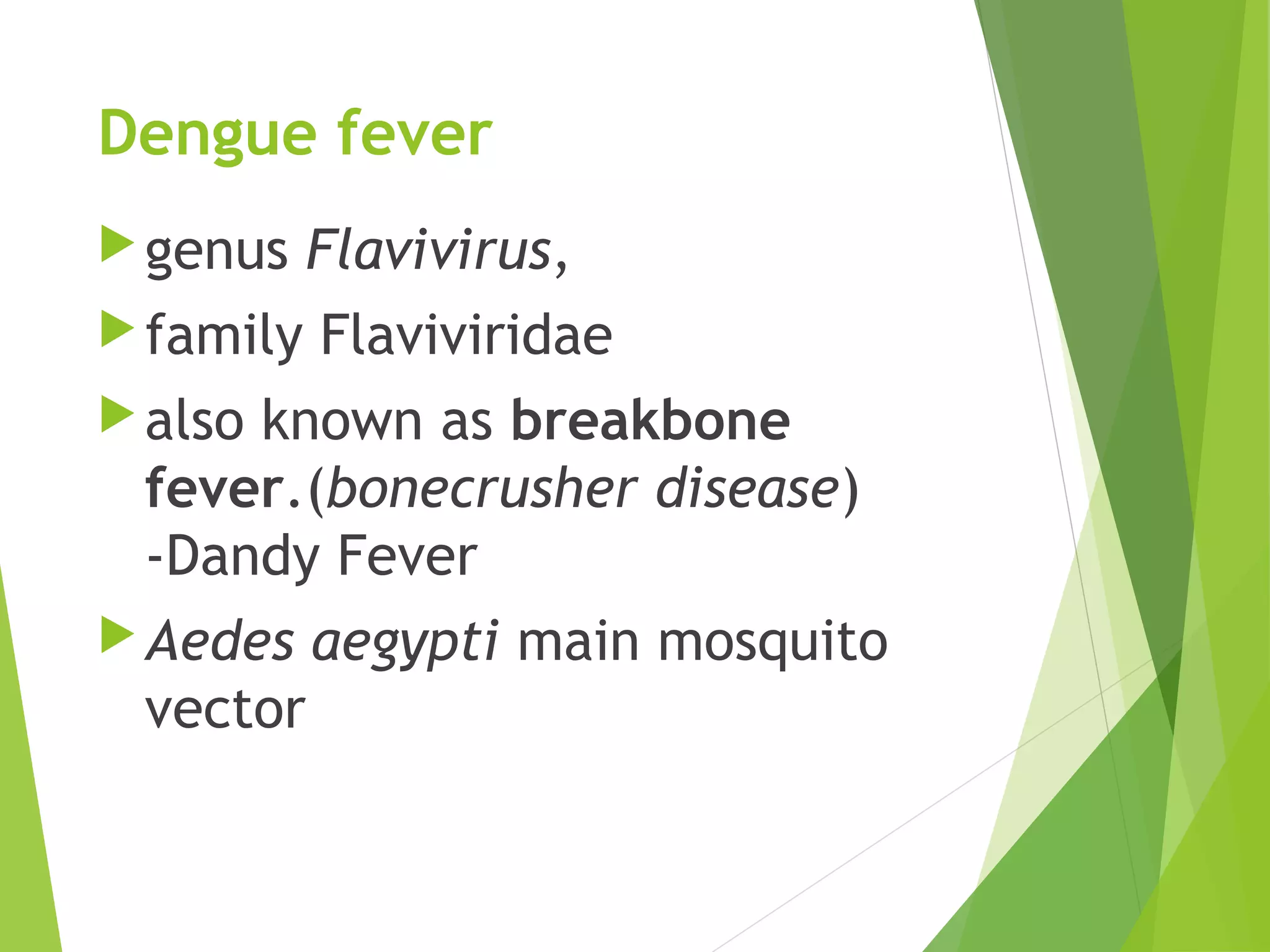 Case Presentation Dengue Fever | PPT